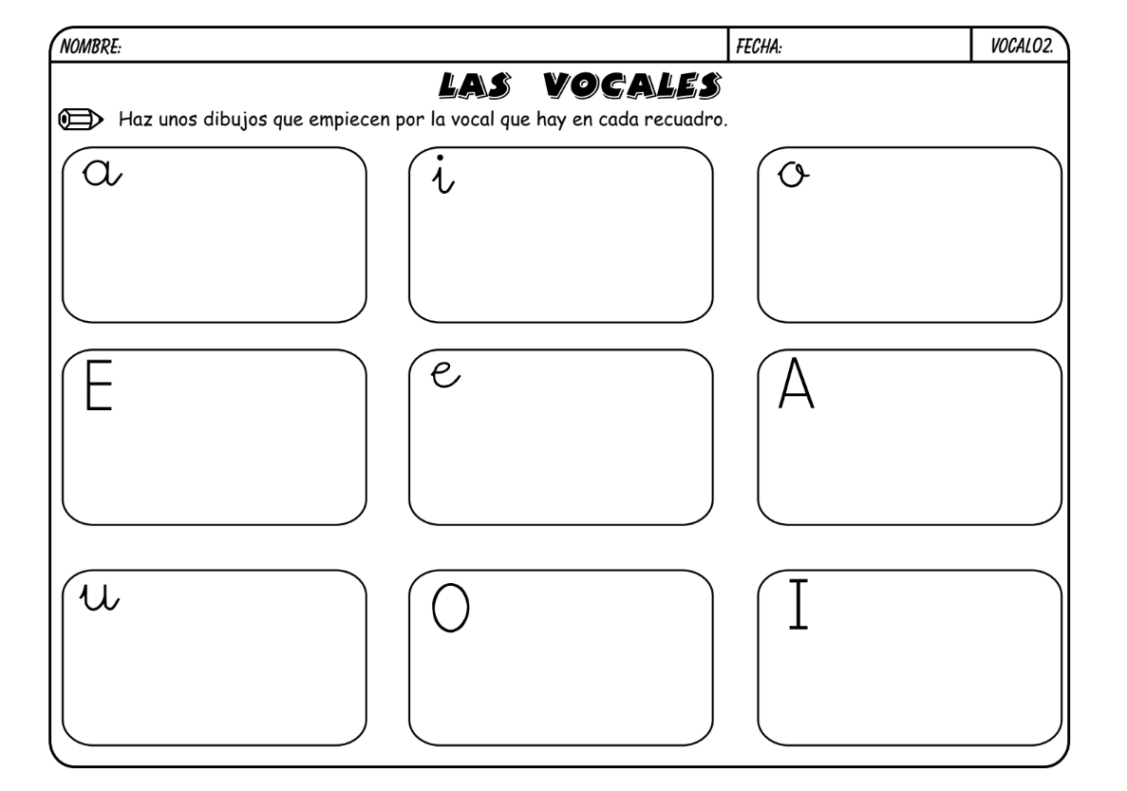 Fichas para aprender a leer y escribir – Voca Editorial
