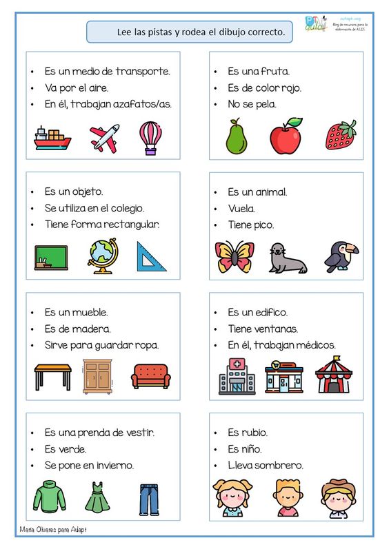 Juegos de comprensión lectora – Voca Editorial